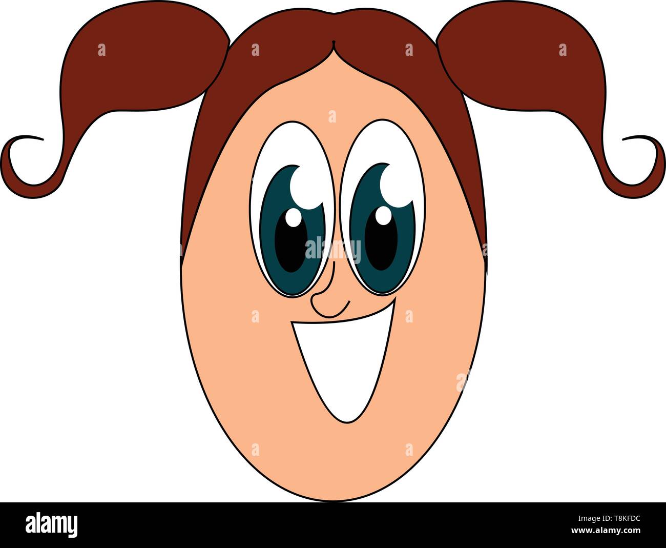 Eye is a body parts used for seeing things., vector, color drawing or ...