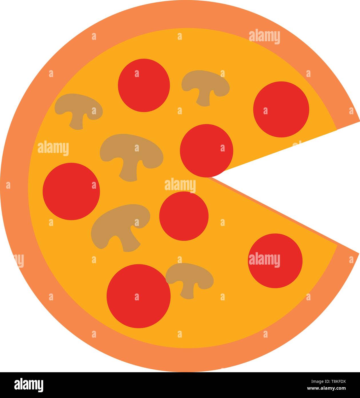 Melted Cheese Topping Stock Vector Images - Alamy