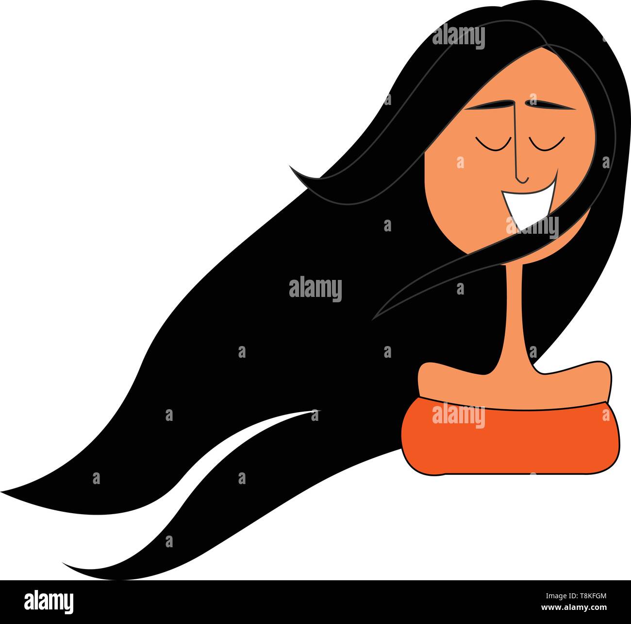 In a hair salon Stock Vector Images - Alamy