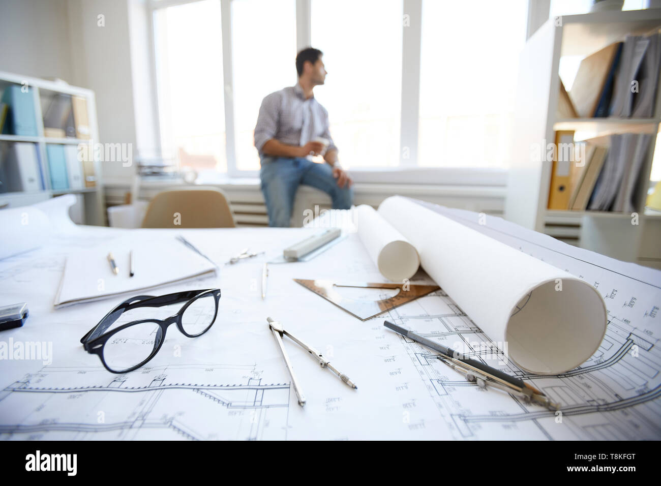 Civil engineering plans hi-res stock photography and images - Alamy