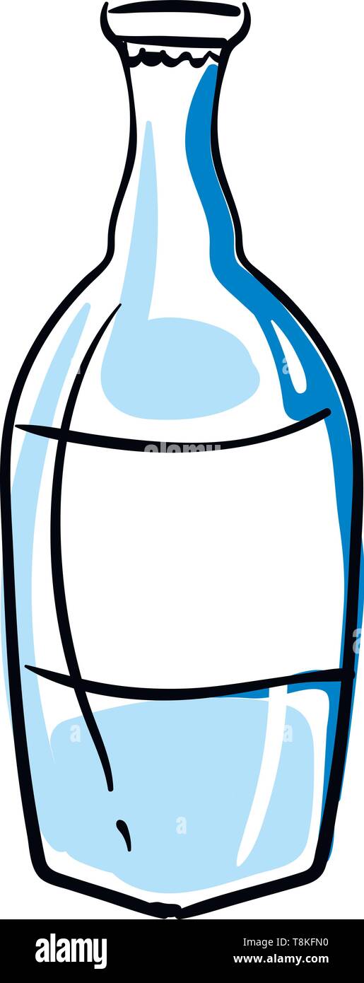 It is a glass or plastic container used for storing drinks or other ...