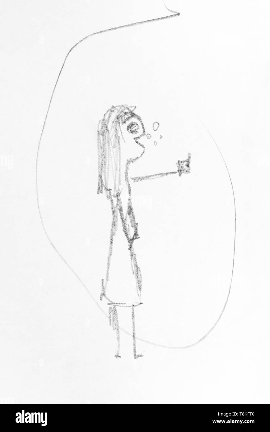Talking Drawing With Pencil
