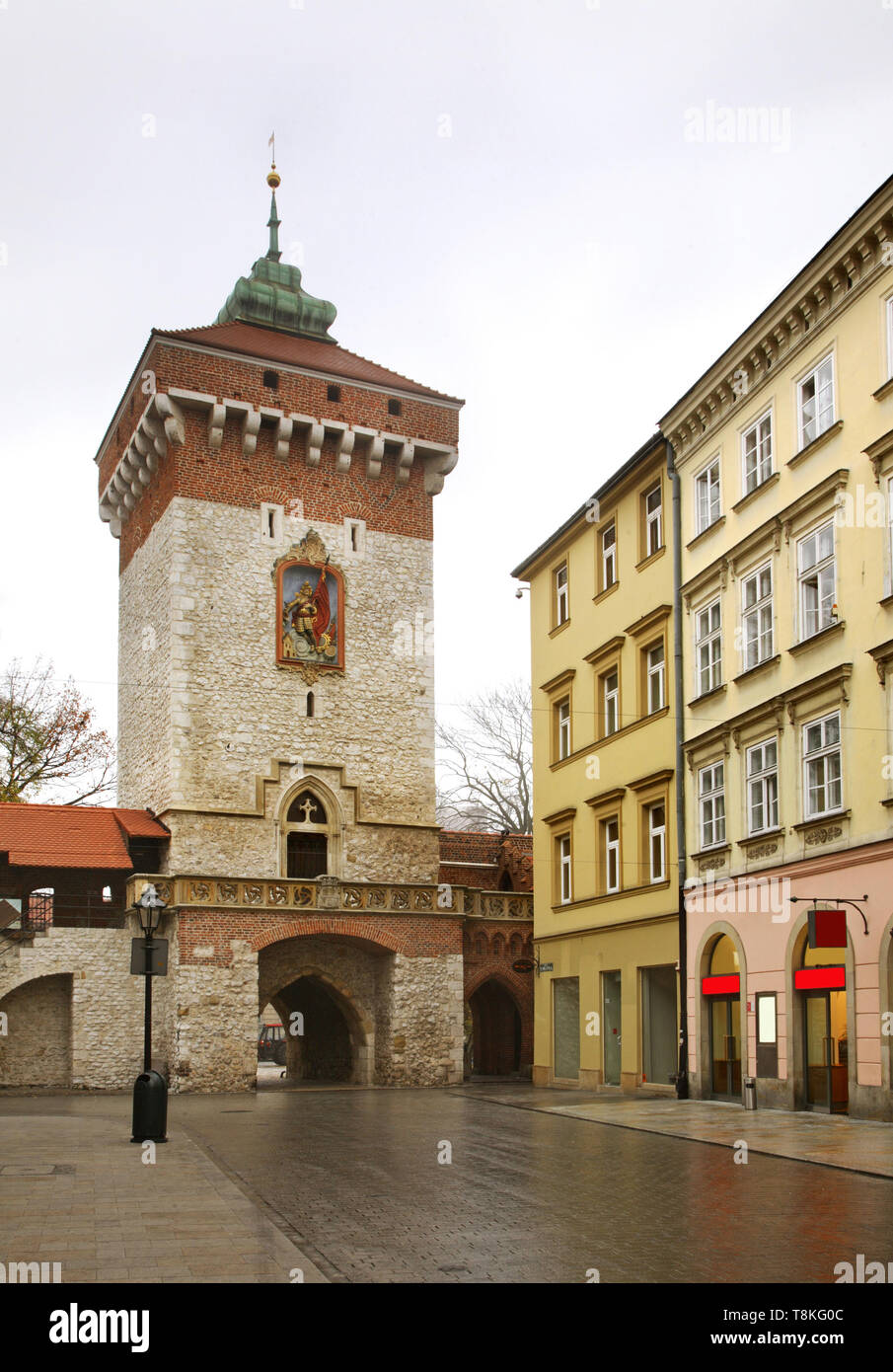 Gate of St. Florian in Krakow. Poland Stock Photo - Alamy