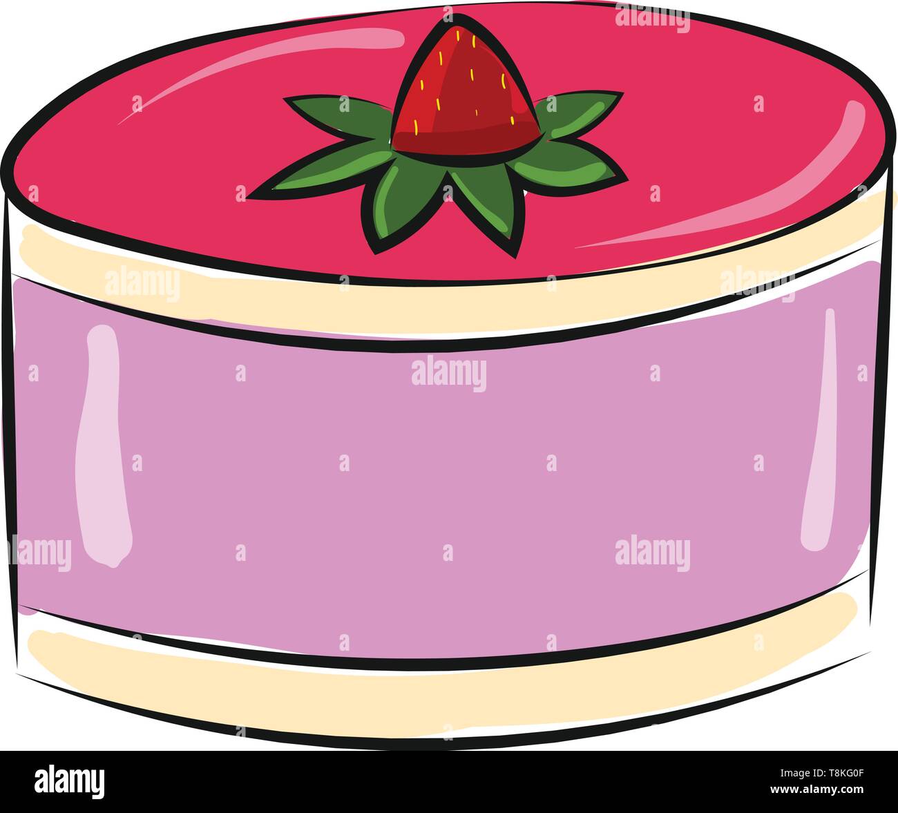 Raspberry jelly not jam Stock Vector Images - Alamy