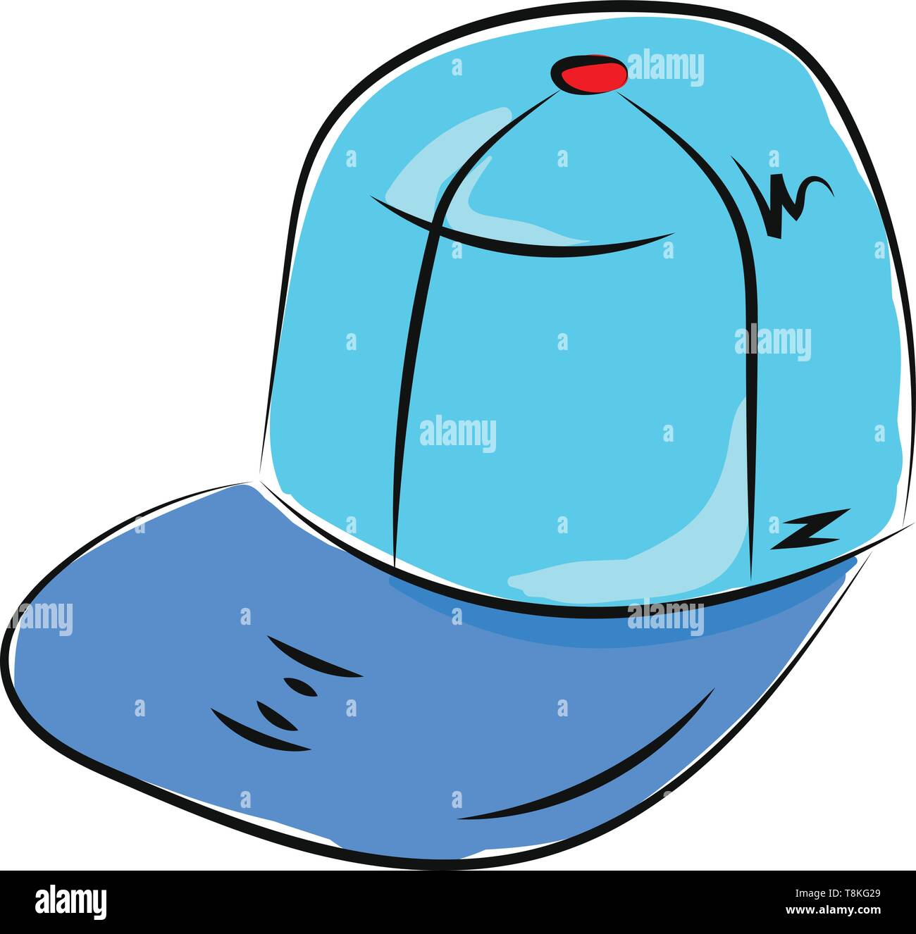 Tight fitting cap Stock Vector Images - Alamy