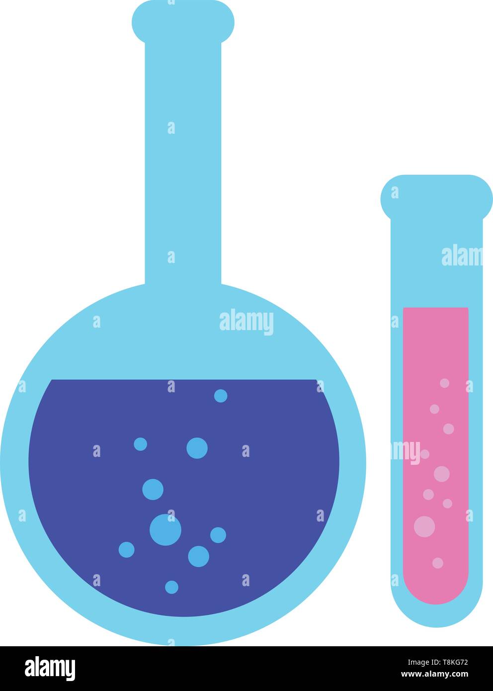 Microscope sample preparation Stock Vector Images - Alamy