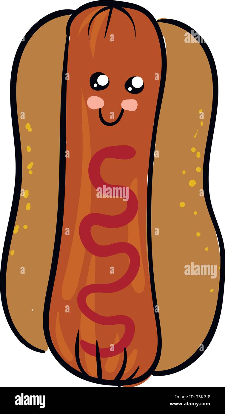 Draw With Rob Hot Dog