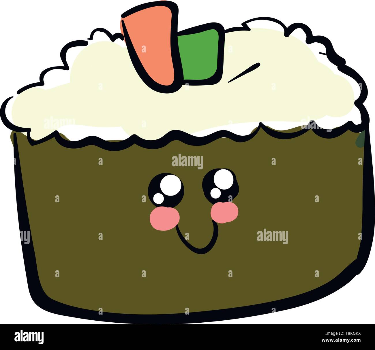 Raw fish delicacy Stock Vector Images - Alamy