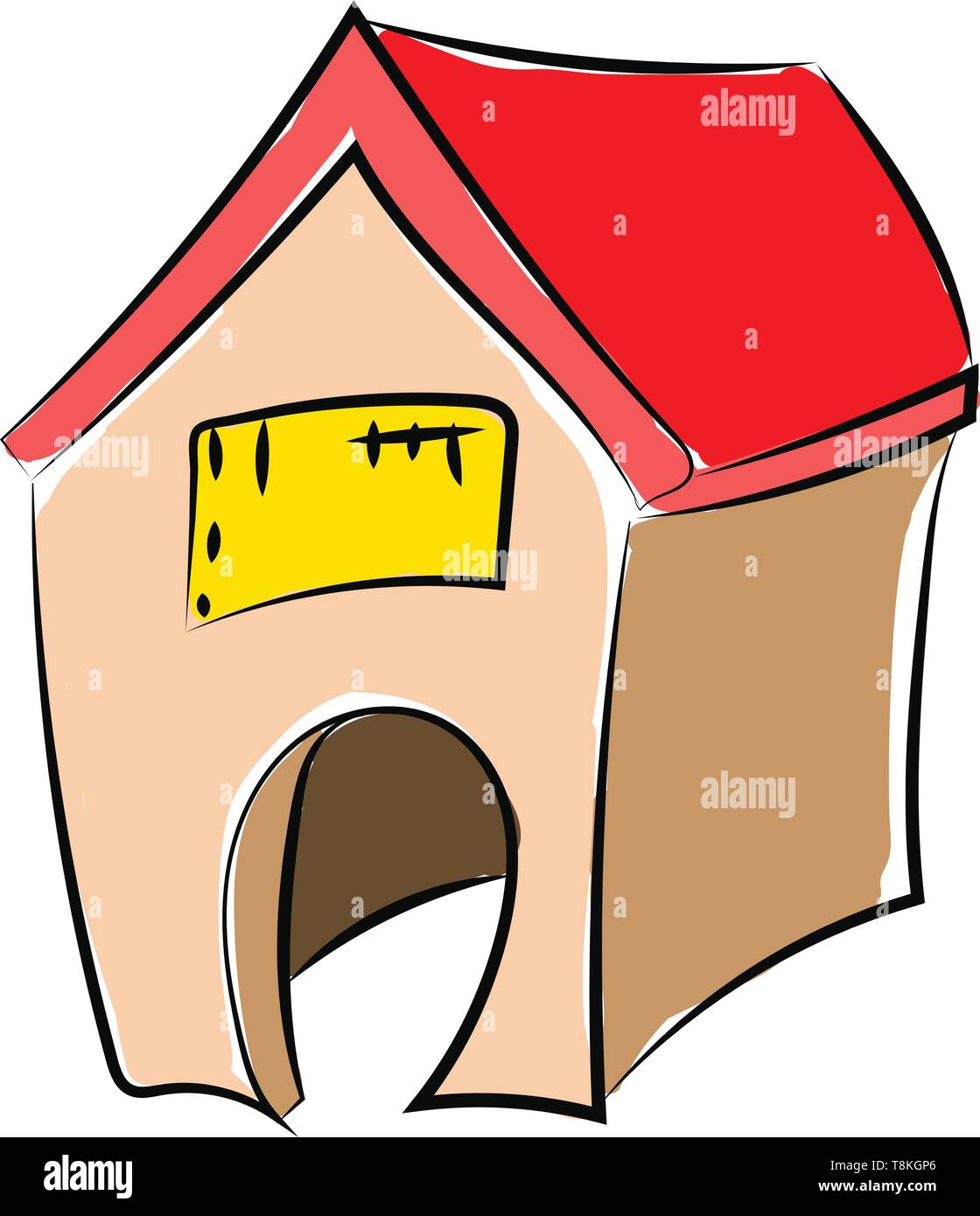 Painted wooden shed Stock Vector Images - Alamy