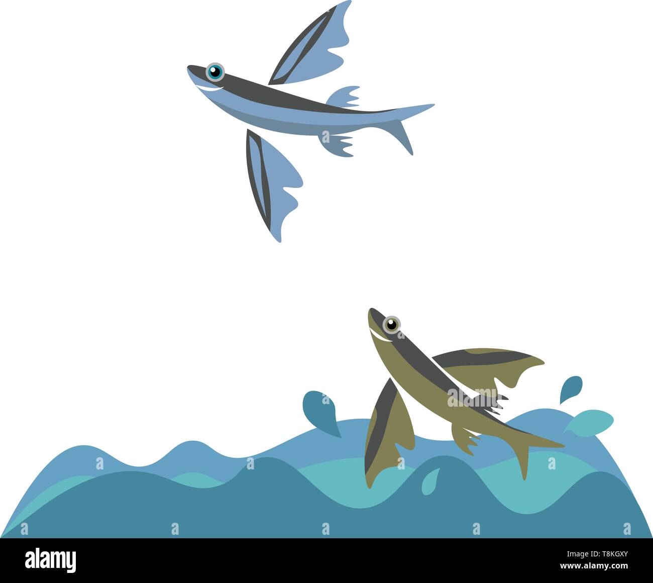 Flying Fish Clip Art