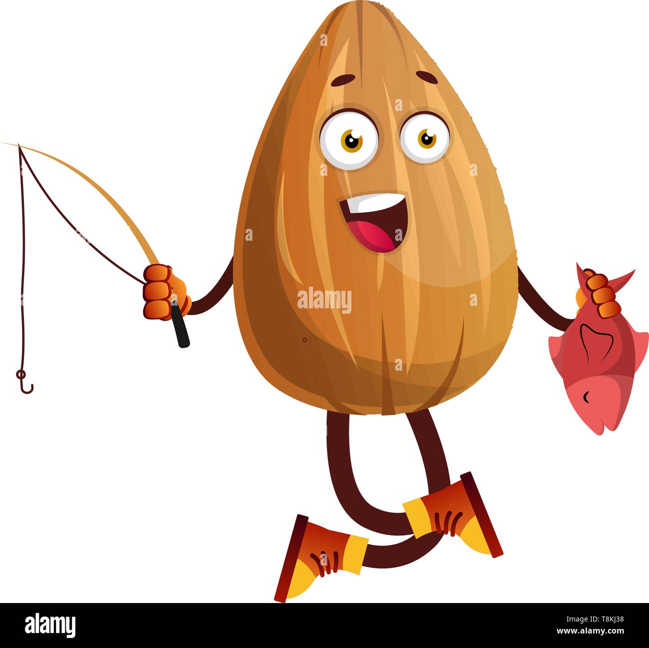River almond Stock Vector Images - Alamy