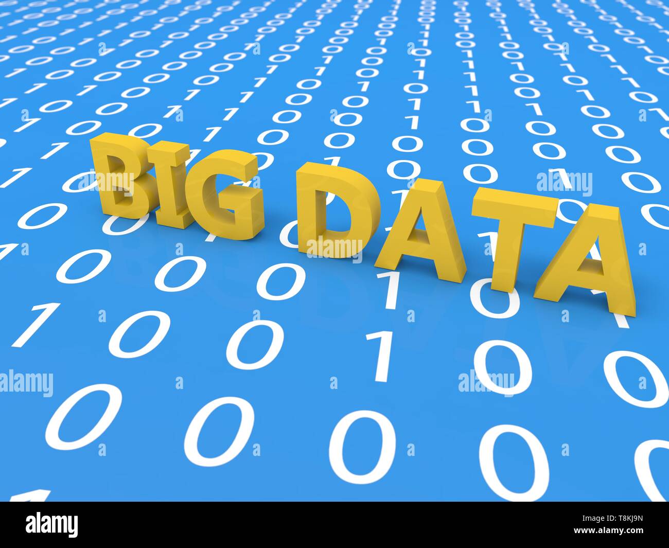 Big data network on digital background. 3d render illustration Stock ...