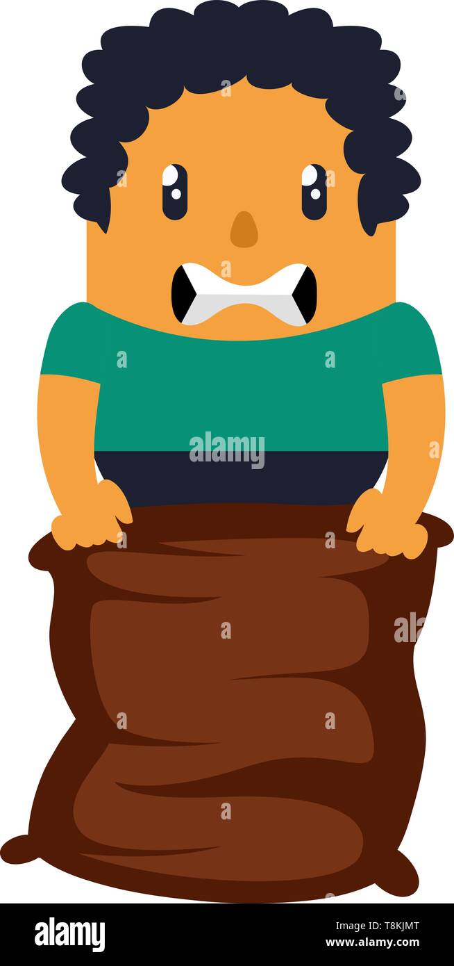 Bag men on background Stock Vector Images - Alamy