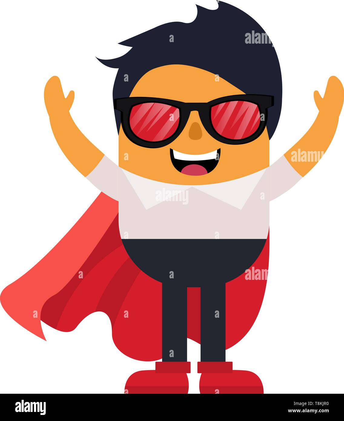 Man suit red cape Stock Vector Images - Alamy