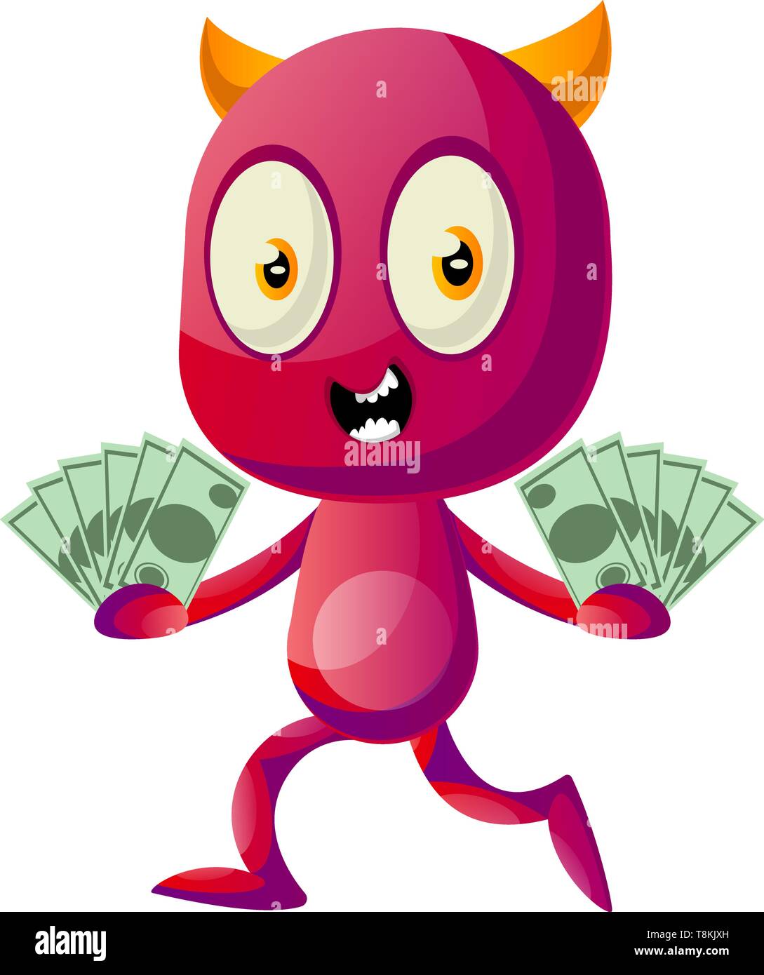 Scary money Stock Vector Images - Alamy
