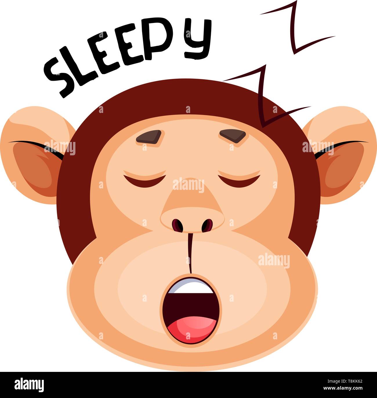 Sleeping Monkey Cartoon