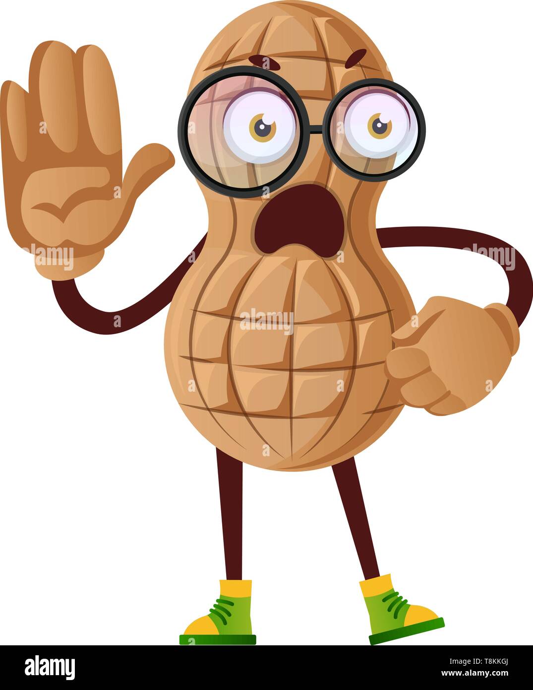 Hands together on palm Stock Vector Images - Alamy