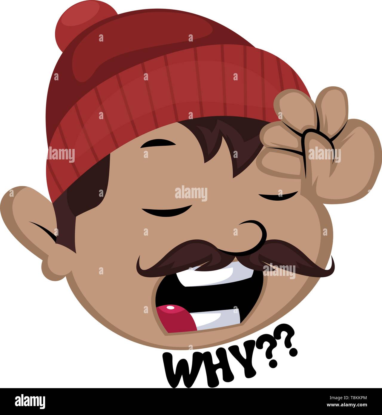 Cartoon man asking question hi-res stock photography and images - Alamy