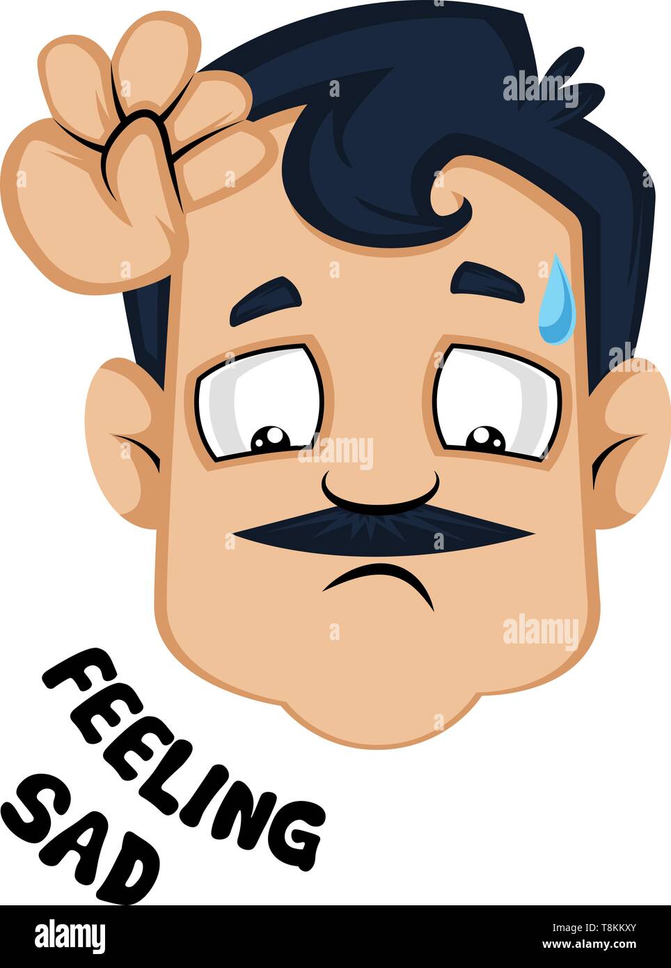 Feelings fear Stock Vector Images - Alamy