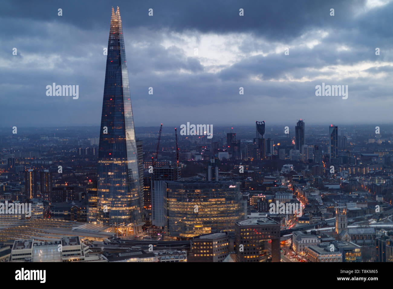 The shard aerial hi-res stock photography and images - Alamy