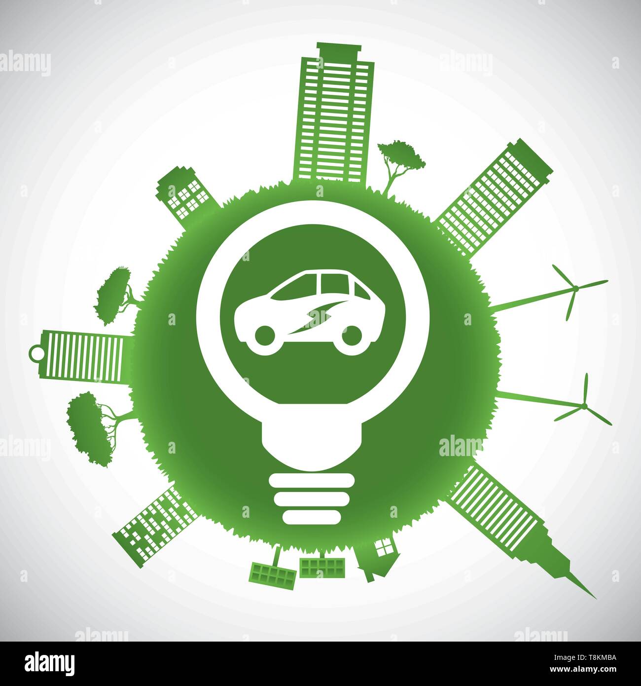 Go green digital design, vector illustration eps 10 Stock Vector Image ...