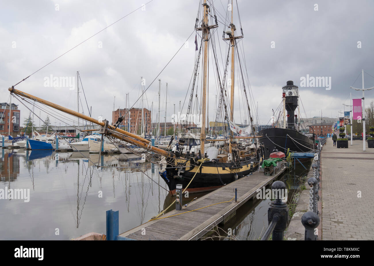 Refurbished HMS Pickle at the old harbour and medieval area converted ...