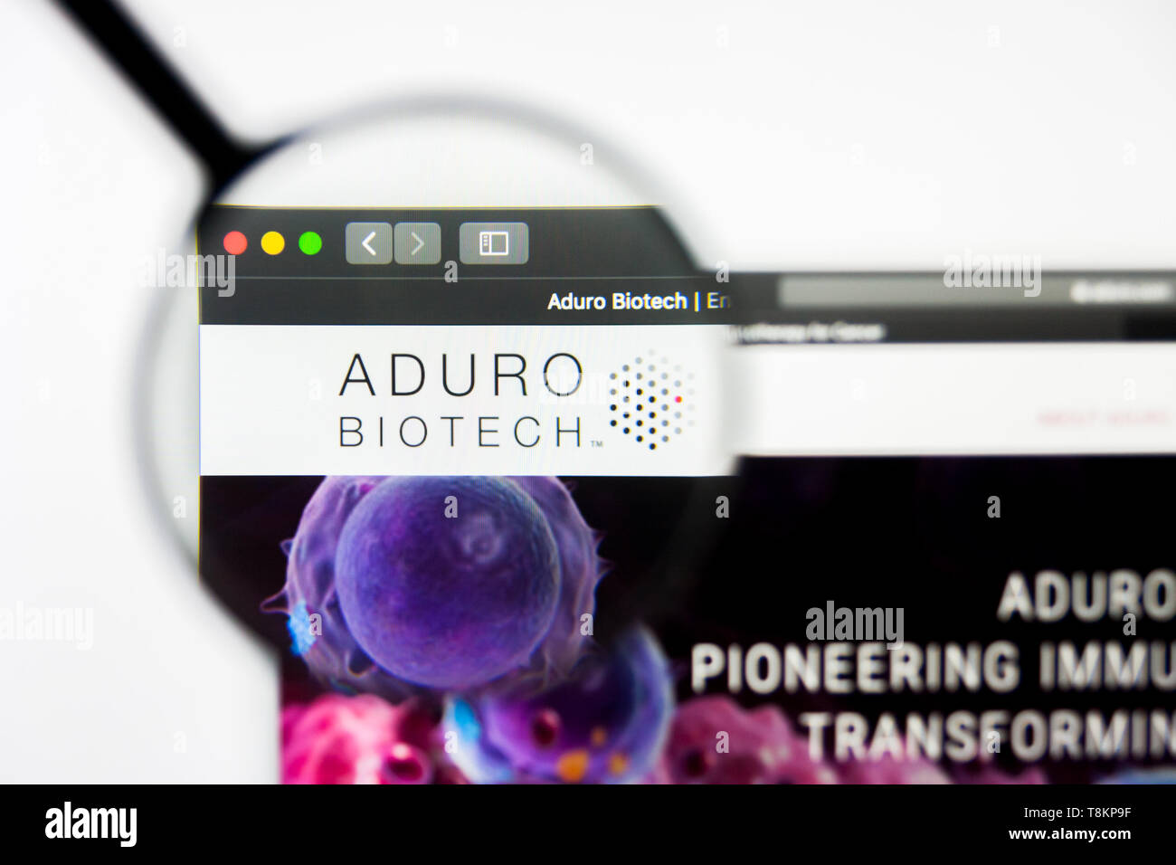 Richmond, Virginia, USA - 8 May 2019: Illustrative Editorial of Aduro ...