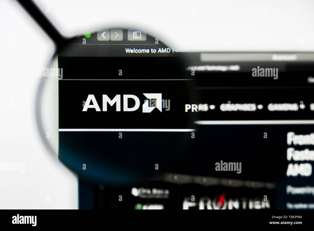 Richmond, Virginia, USA - 8 May 2019: Illustrative Editorial of AMD ...