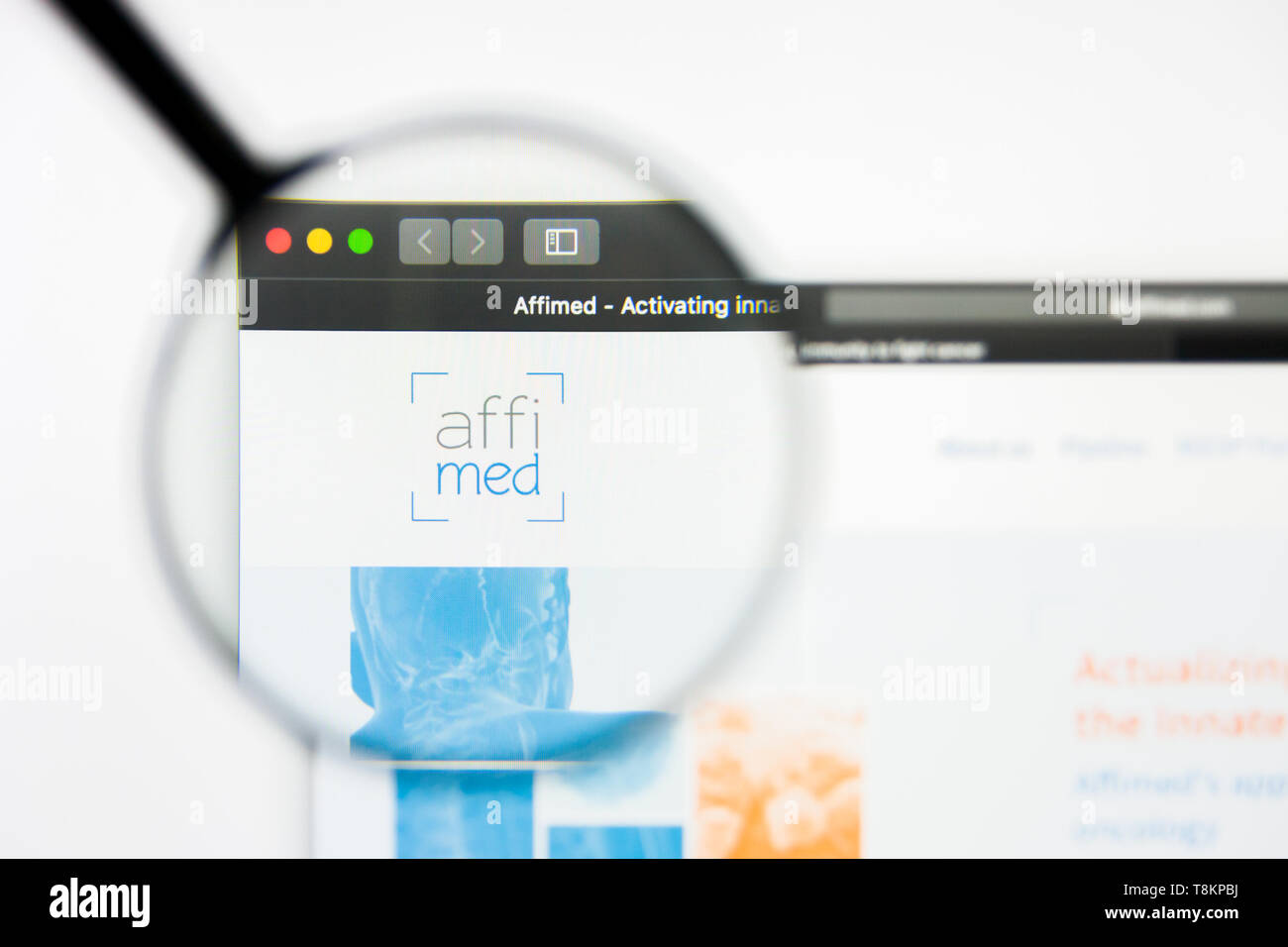 Richmond, Virginia, USA - 8 May 2019: Illustrative Editorial of Affimed ...