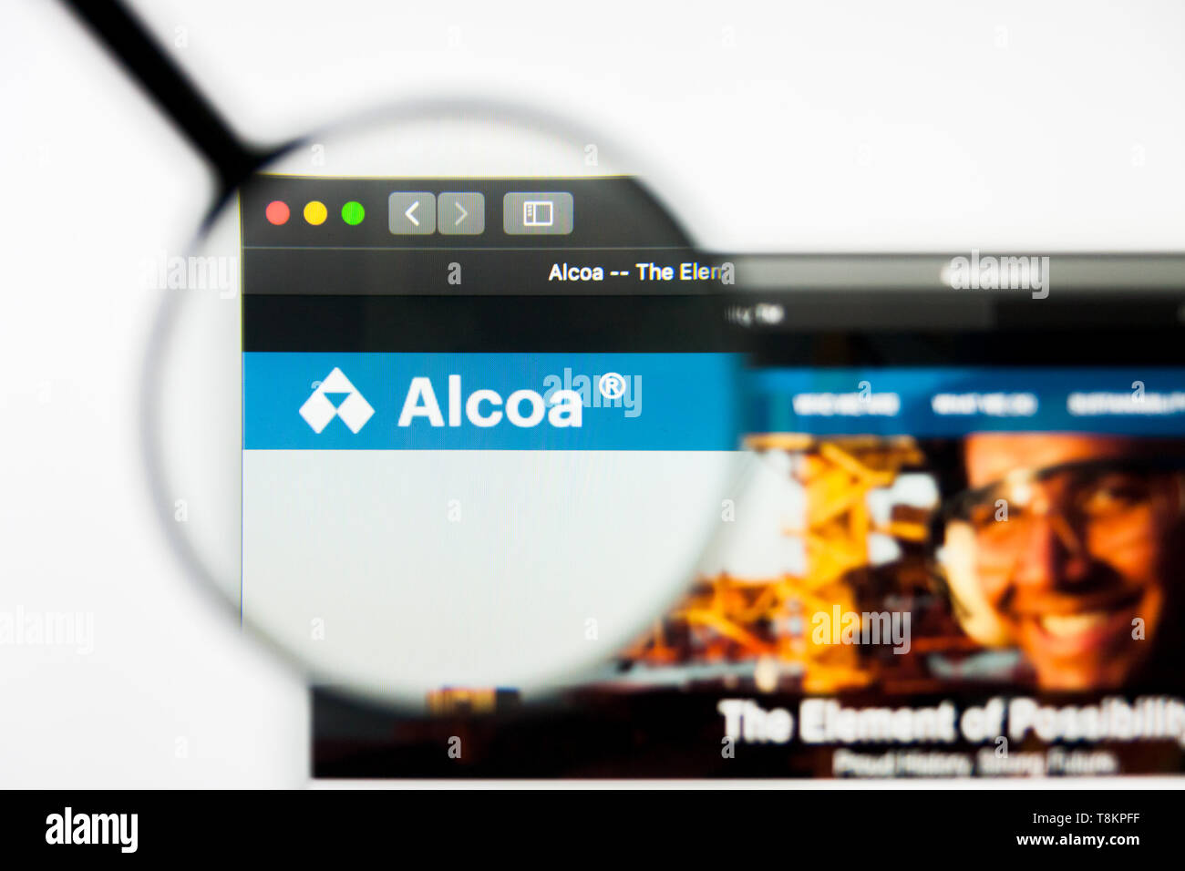 Richmond, Virginia, USA - 8 May 2019: Illustrative Editorial of Alcoa ...