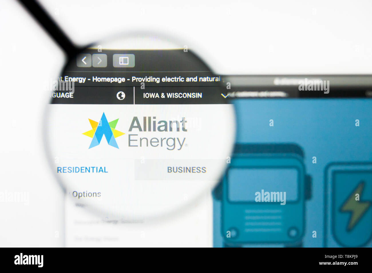 Alliant energy corporation hi-res stock photography and images - Alamy