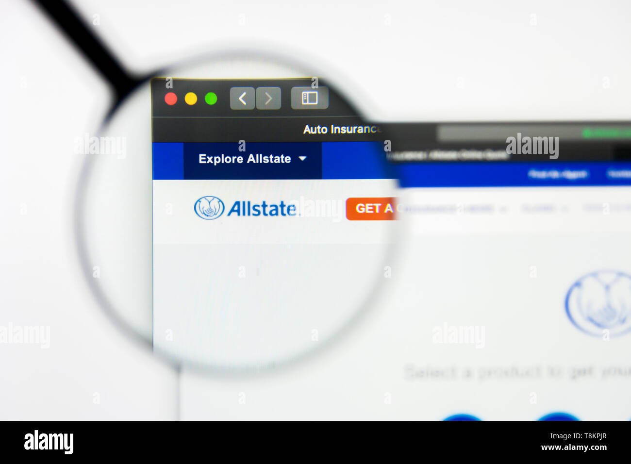 Allstate corporation logo hi-res stock photography and images - Alamy