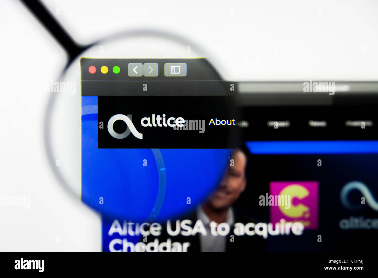 Altice logo hi-res stock photography and images - Alamy