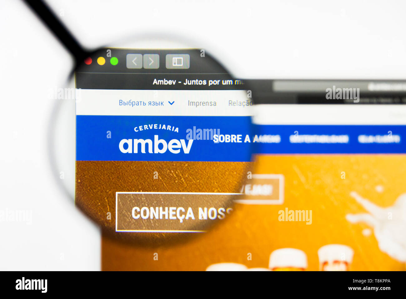 Richmond, Virginia, USA - 8 May 2019: Illustrative Editorial of Ambev S ...