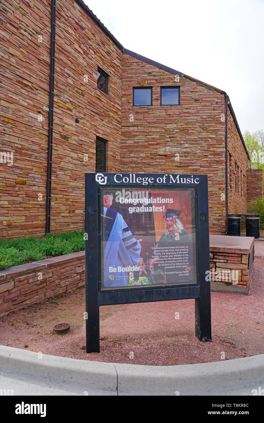 Cu boulder campus hi-res stock photography and images - Alamy