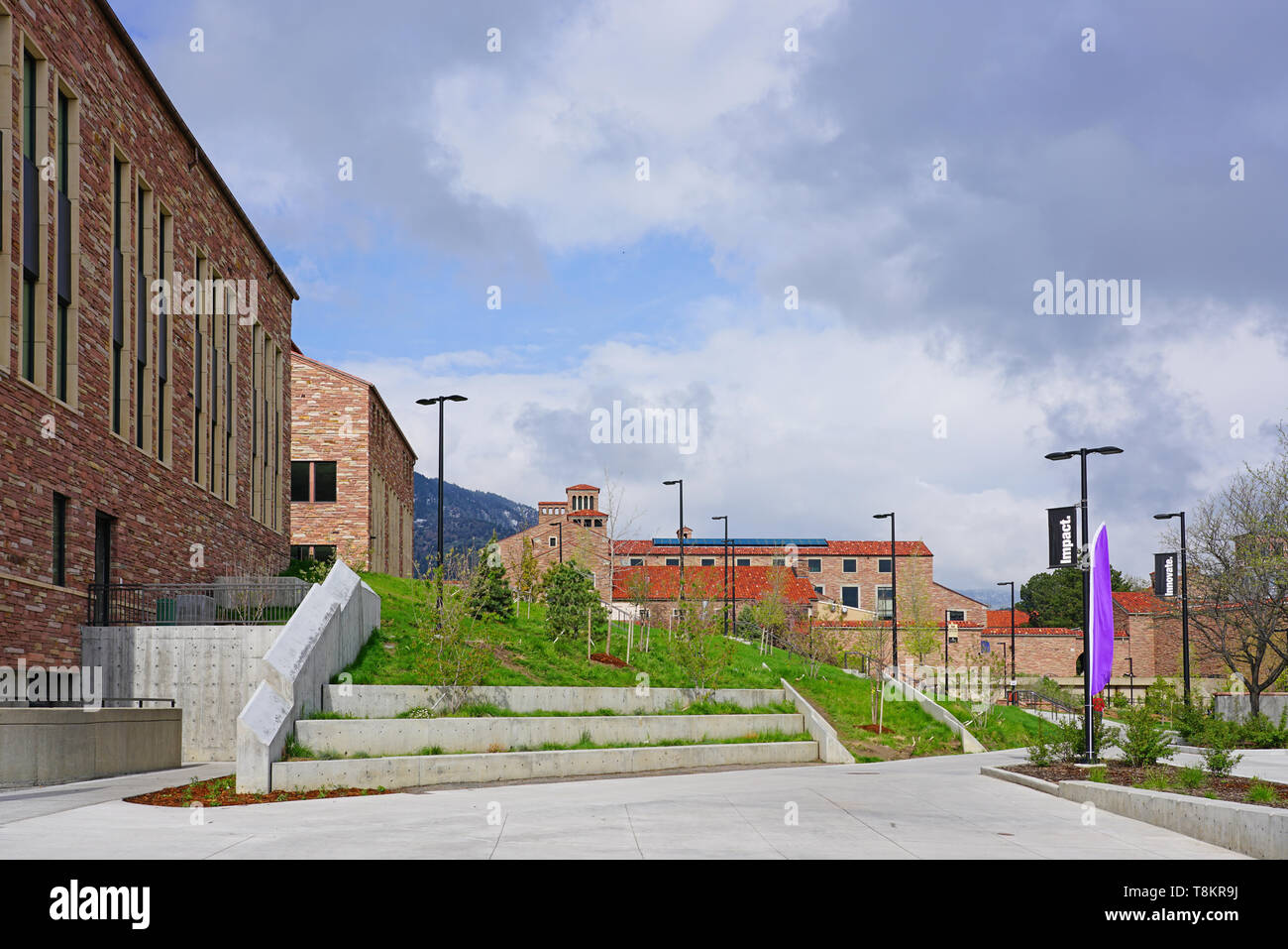 Cu boulder campus hi-res stock photography and images - Alamy