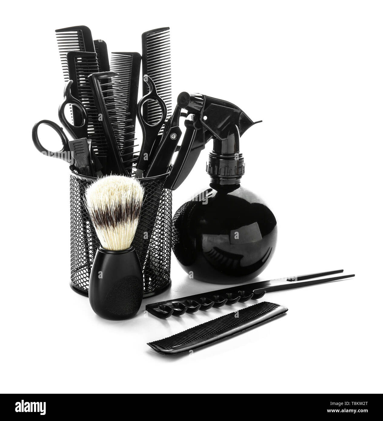 Male barber professional tools Cut Out Stock Images & Pictures - Alamy
