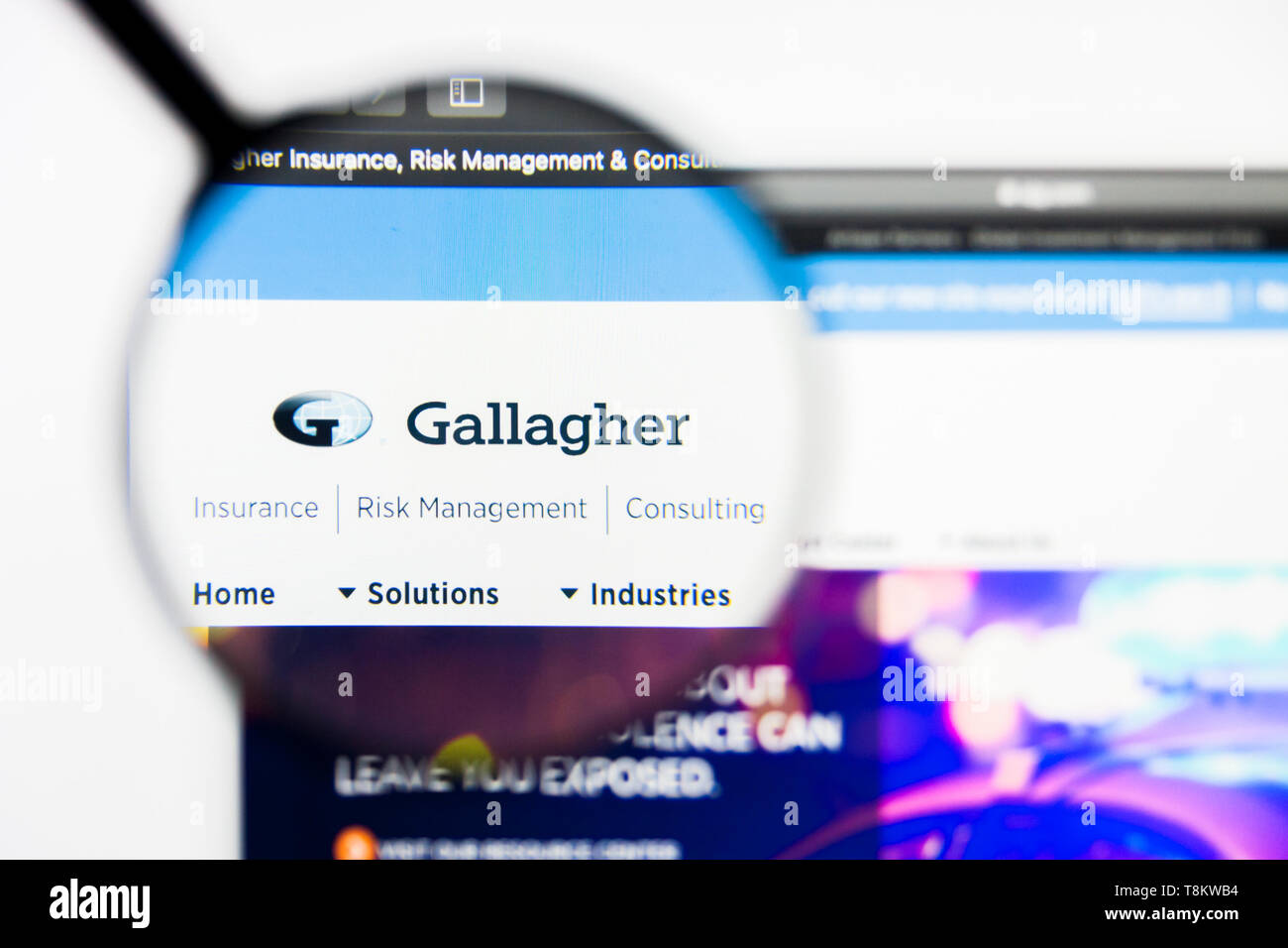 Richmond, Virginia, USA - 9 May 2019: Illustrative Editorial of Arthur ...