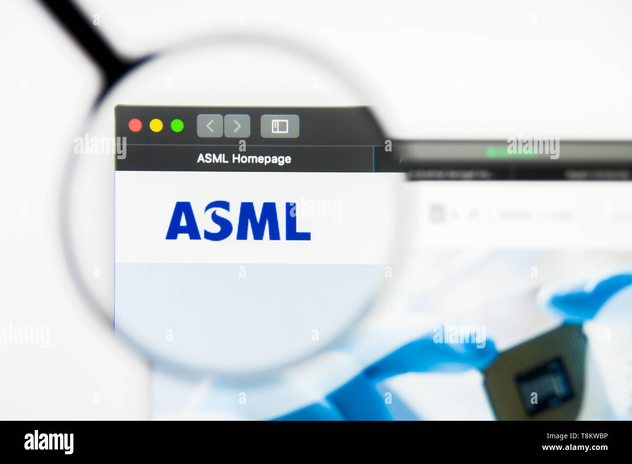 Richmond, Virginia, USA - 9 May 2019: Illustrative Editorial of ASML ...