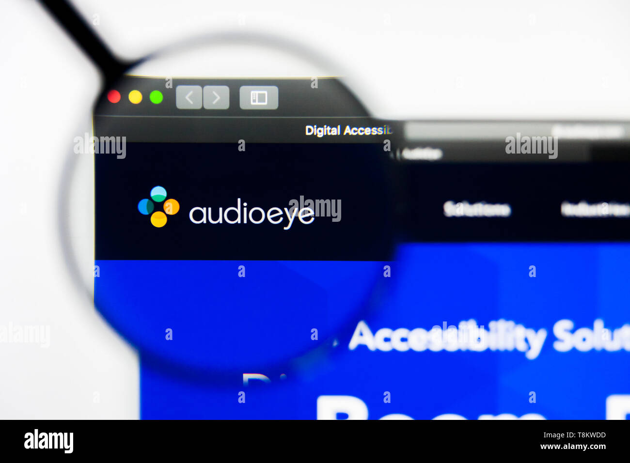 Audioeye logo hi-res stock photography and images - Alamy