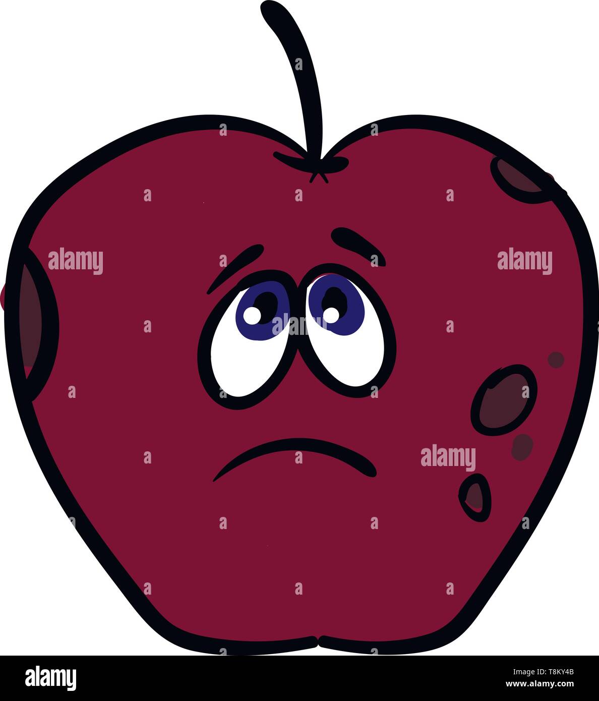 Purple Apple Clipart