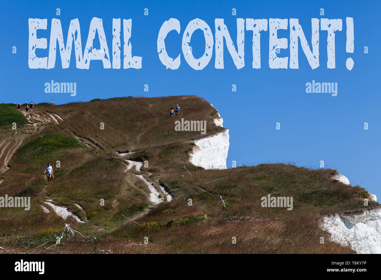 Conceptual hand writing showing Email Content. Concept meaning It is ...