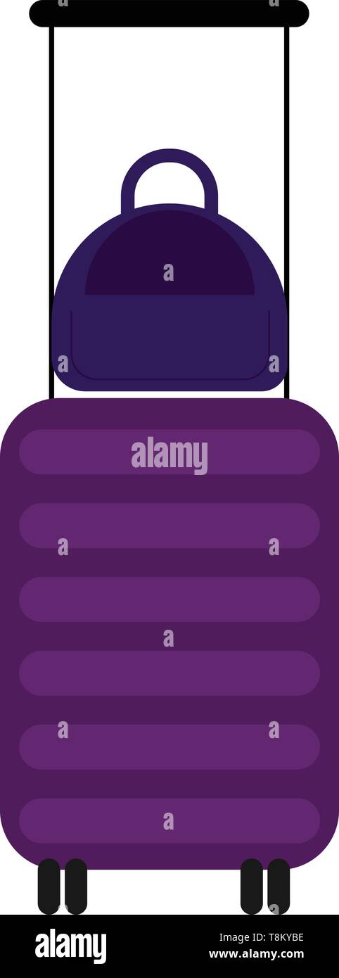 Legs and suitcase Stock Vector Images - Alamy