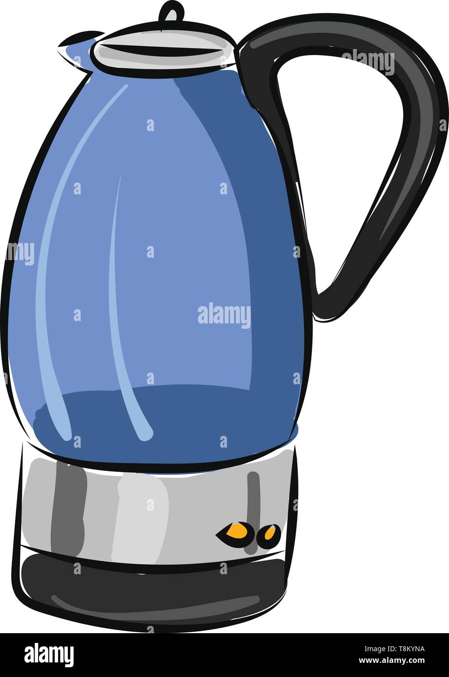 Handle kettle Stock Vector Images - Alamy