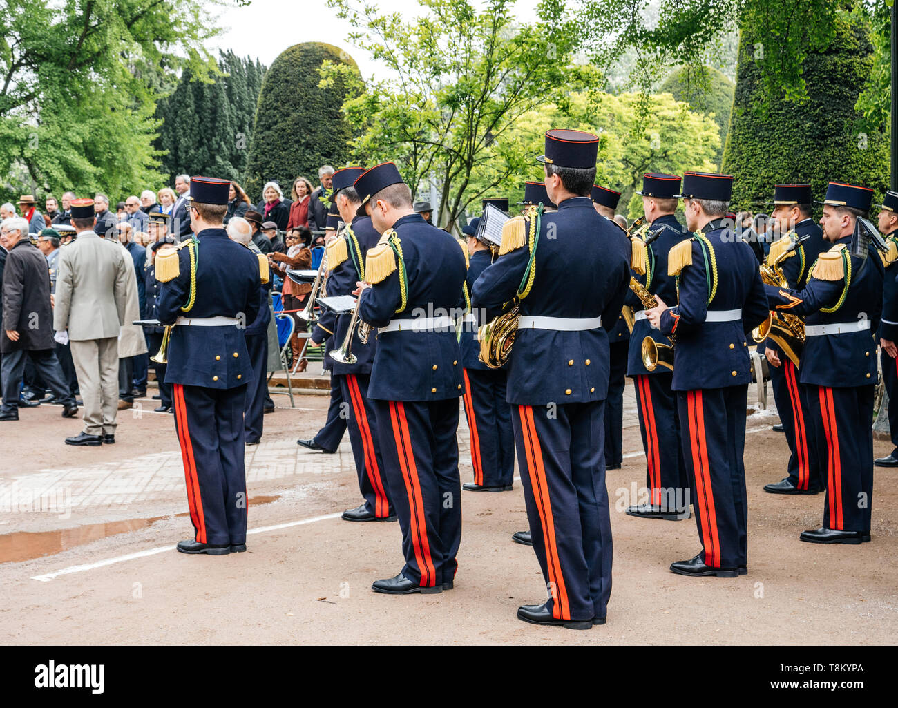 STRASBOURG, FRANCE - MAY 8, 2017: Ceremony to mark Western allies World ...