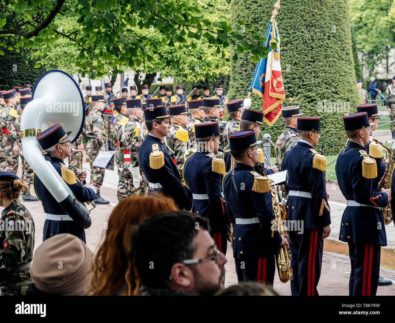 STRASBOURG, FRANCE - MAY 8, 2017: Ceremony to mark Western allies World ...