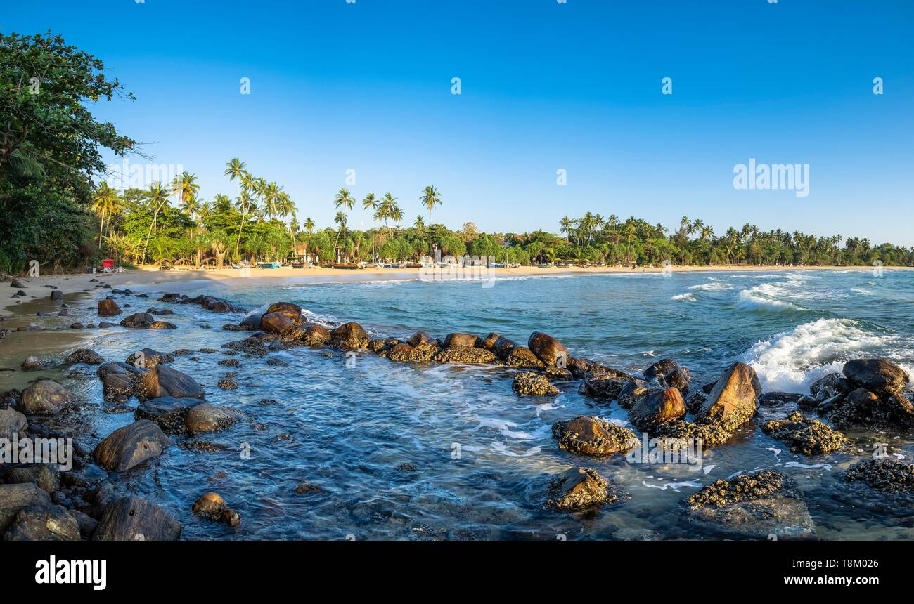 Sri Lanka, Southern province, Talalla beach Stock Photo - Alamy