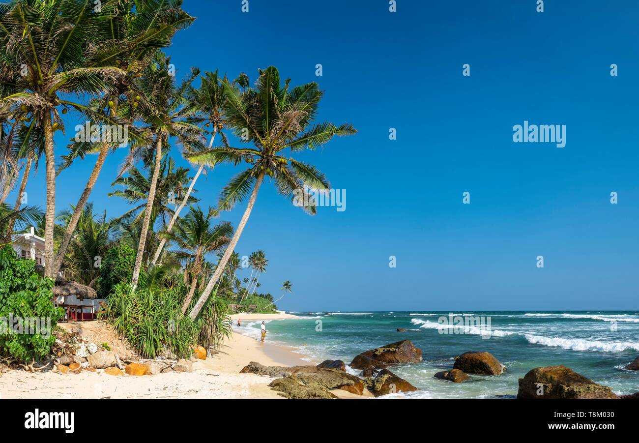 Sri Lanka, Southern province, Matara, Madiha beach Stock Photo - Alamy