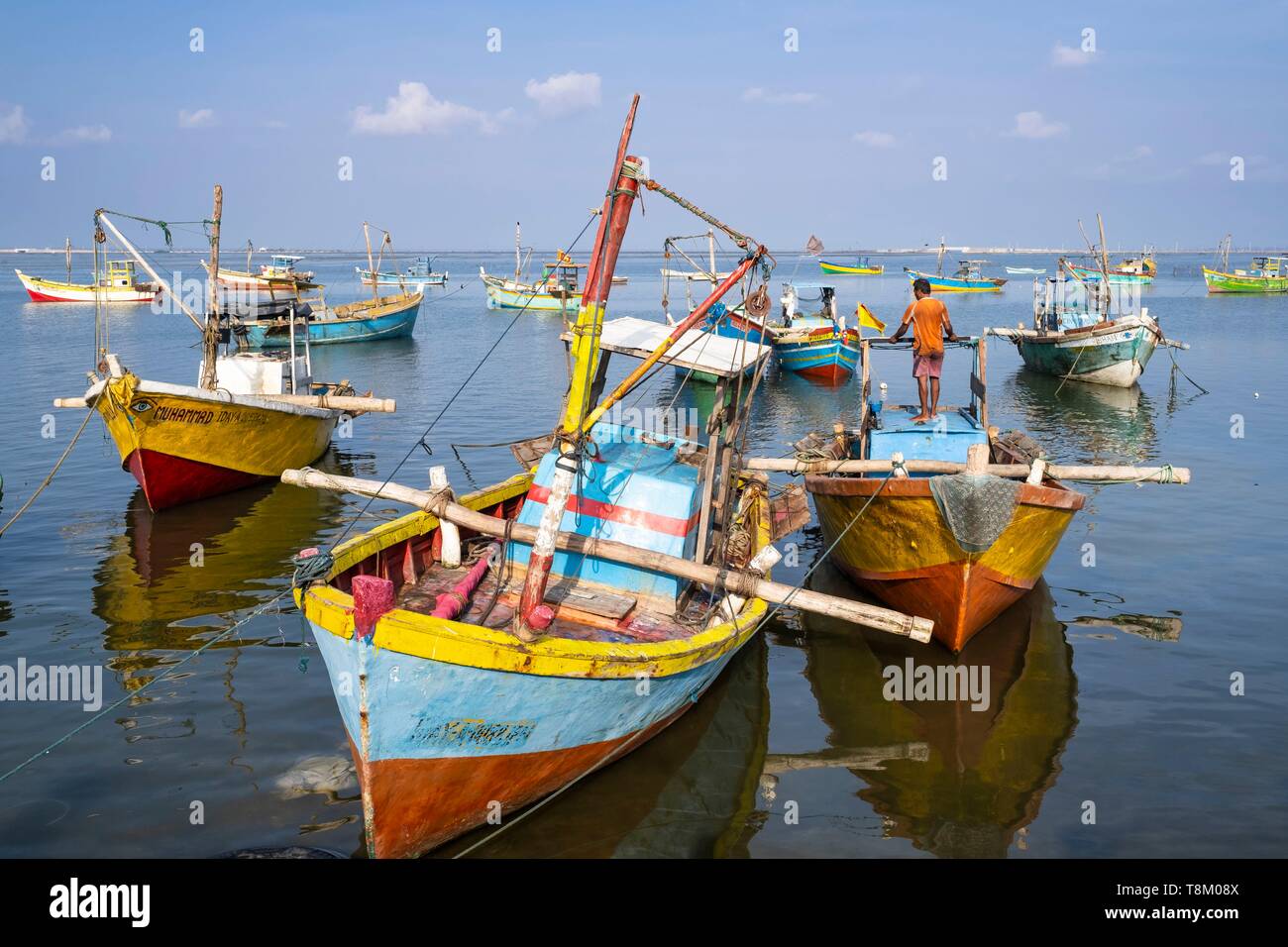Sri Lanka, Northern province, Jaffna, fishing harbour Stock Photo - Alamy