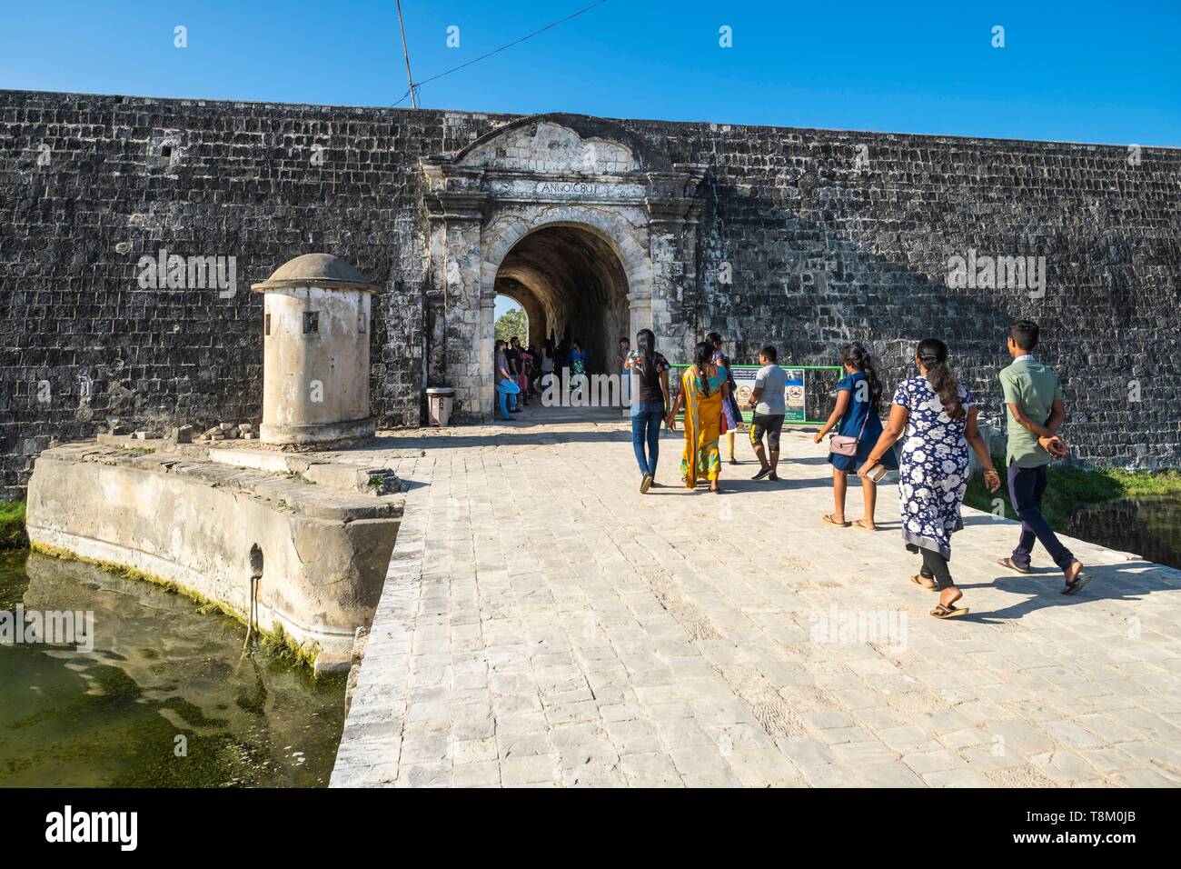 Sri Lanka, Northern province, Jaffna, Jaffna Fort or Dutch fort, built ...